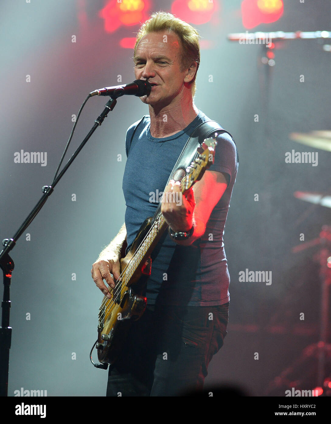 Sting performs live at the Fillmore Miami Beach at the Jackie Gleason ...