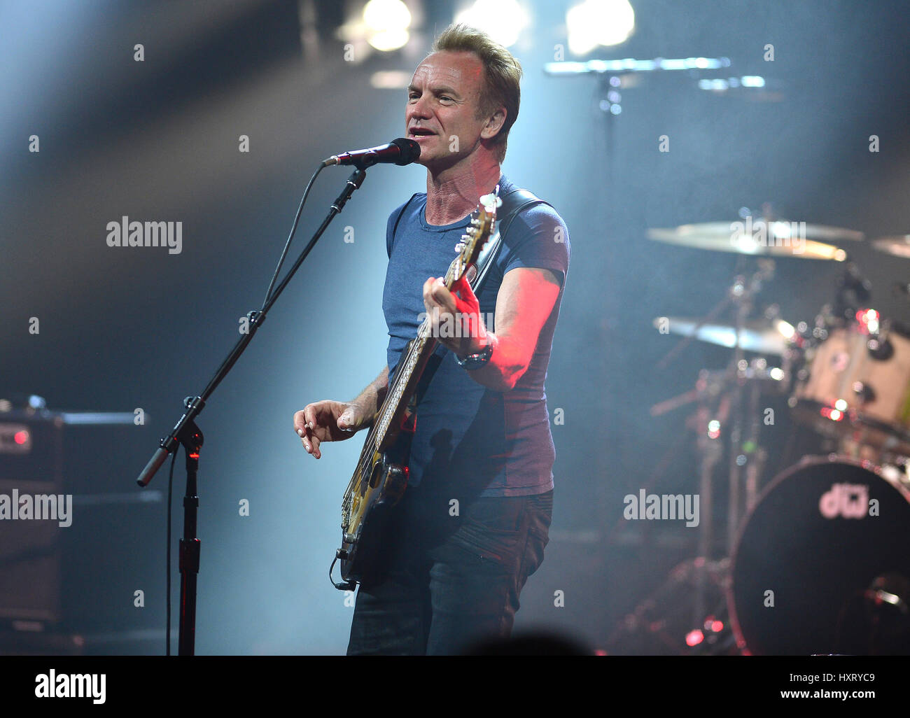 Sting performs live at the Fillmore Miami Beach at the Jackie Gleason ...