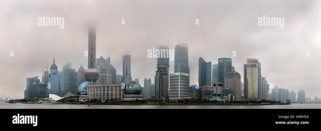 Shanghai, China - April 20, 2010: Urban Air Pollution In Chinese Cities ...
