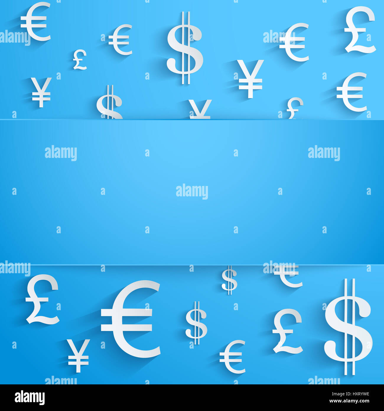 Business background with money Currency symbols Stock Photo - Alamy