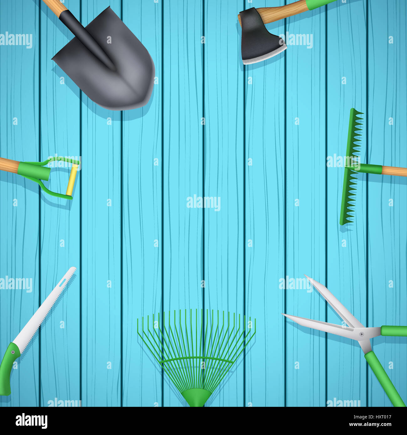Gardening tools cleaning tools hi-res stock photography and images - Alamy