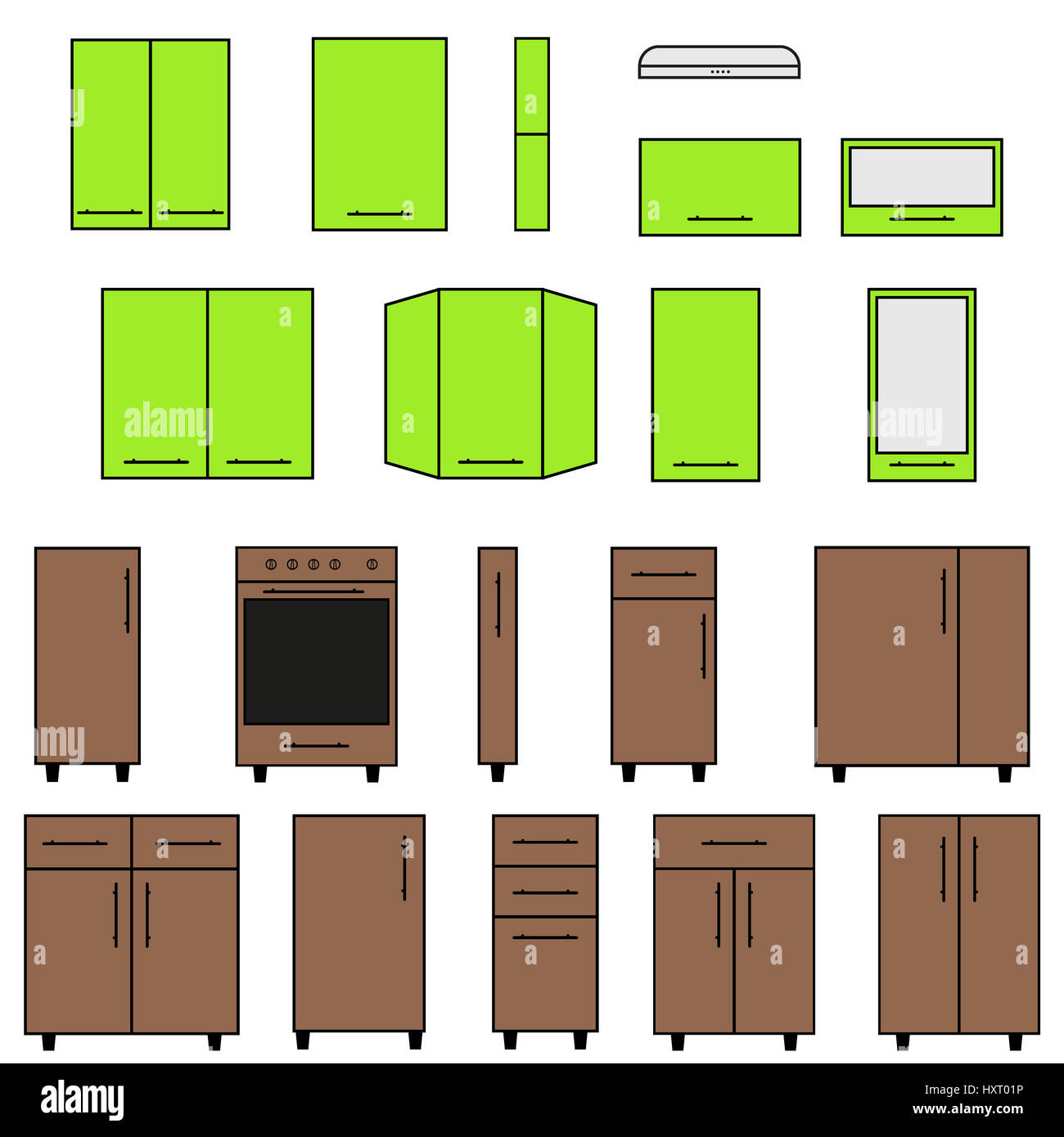 Kitchen design sketch hi-res stock photography and images - Alamy