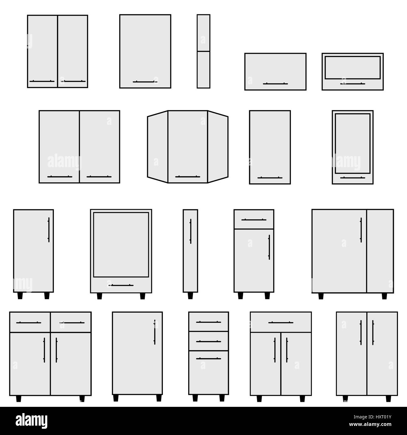 Kitchen design sketch hi-res stock photography and images - Alamy