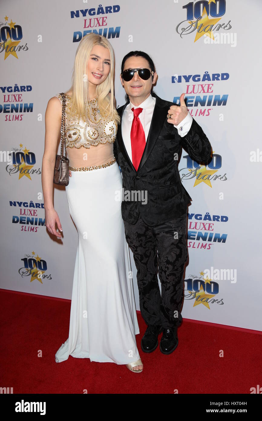 Courtney Anne and Corey Feldman attending the 27th Annual Night Of 100 ...