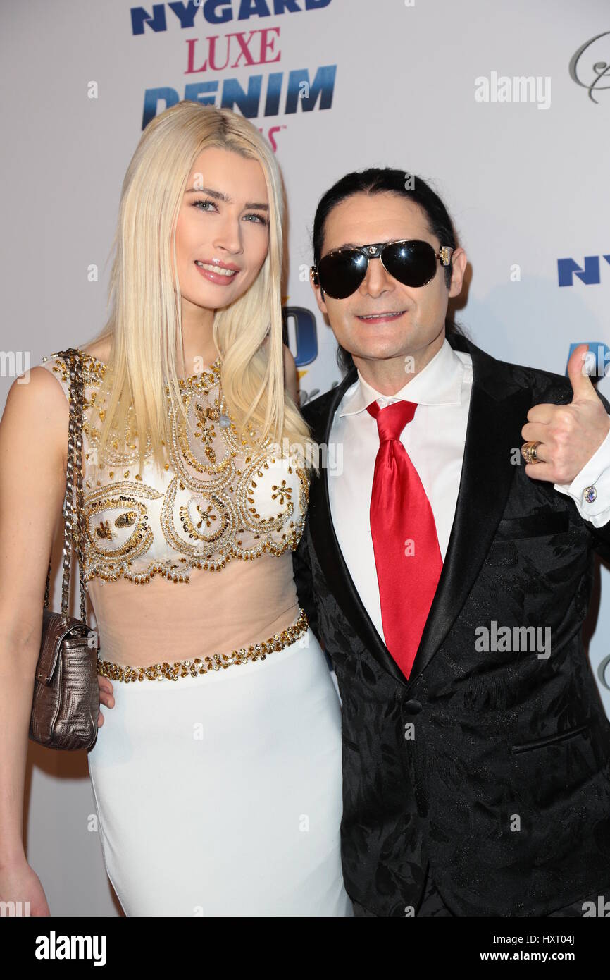 Courtney Anne and Corey Feldman attending the 27th Annual Night Of 100 ...