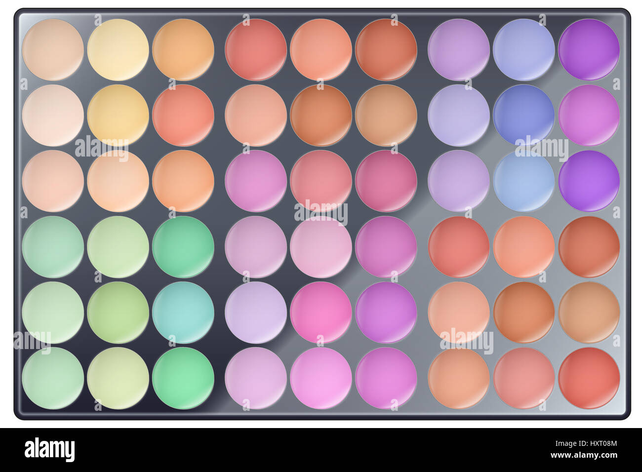 Big Colourful of Make Up Palette Stock Photo - Alamy
