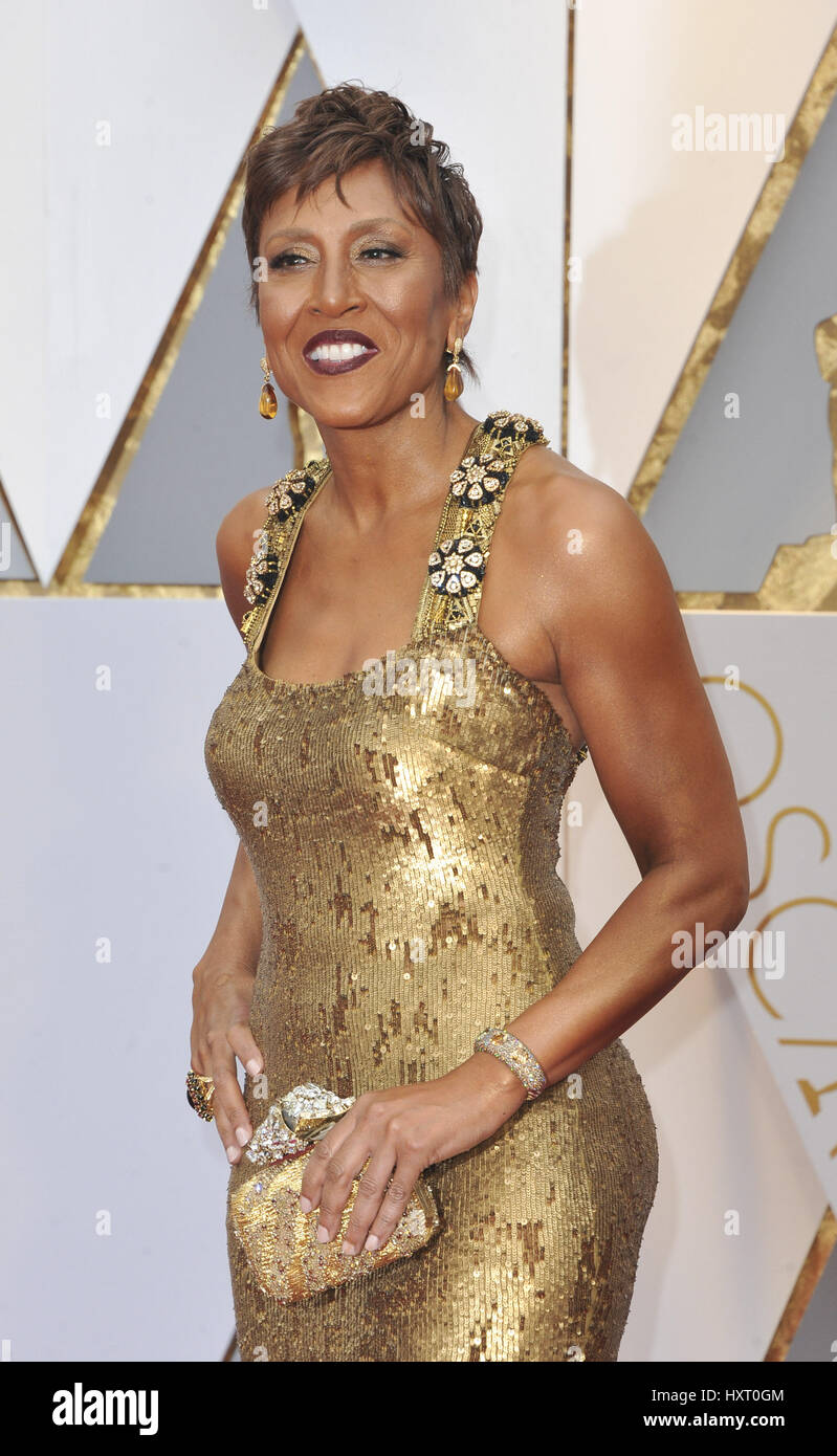The 89th Annual Academy Awards Arrivals Featuring: Robin Roberts Where ...