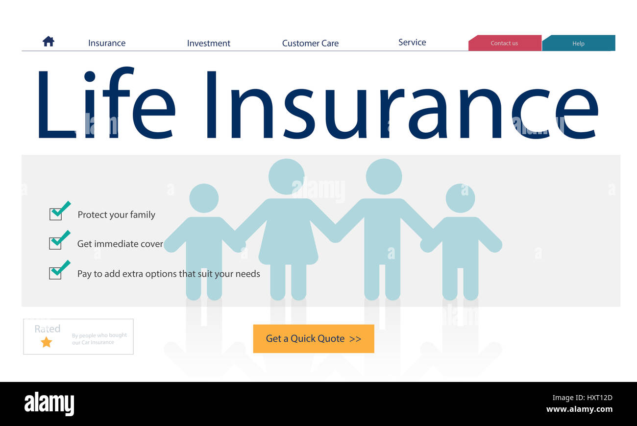Life Insurance Health Protection Concept Stock Photo - Alamy