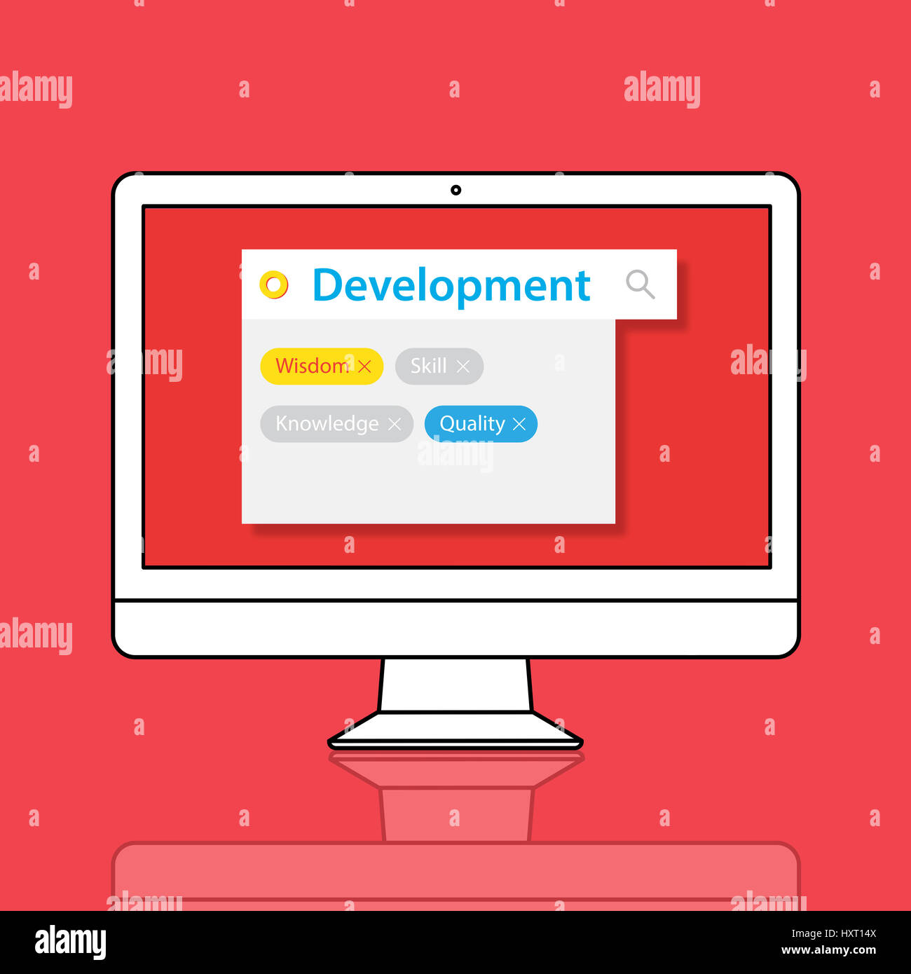 Development Progress Accomplished Career Icon Stock Photo - Alamy