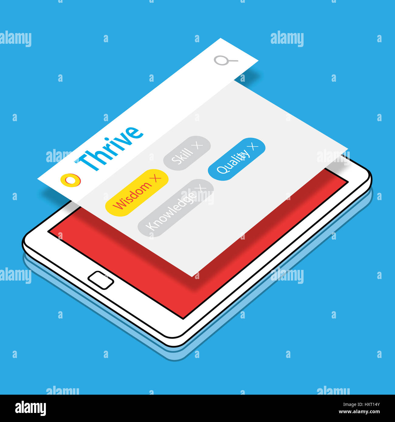 Enhance Thrive Performance Potential Improvement Stock Photo - Alamy