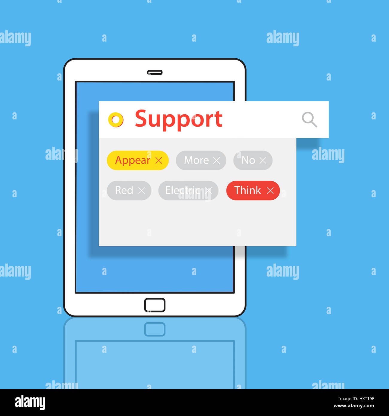 Word search look up random tags Stock Photo - Alamy