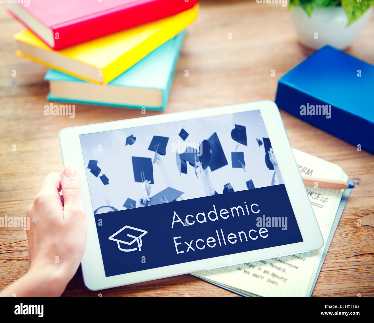 Academy Certification Curriculum School Icon Stock Photo - Alamy