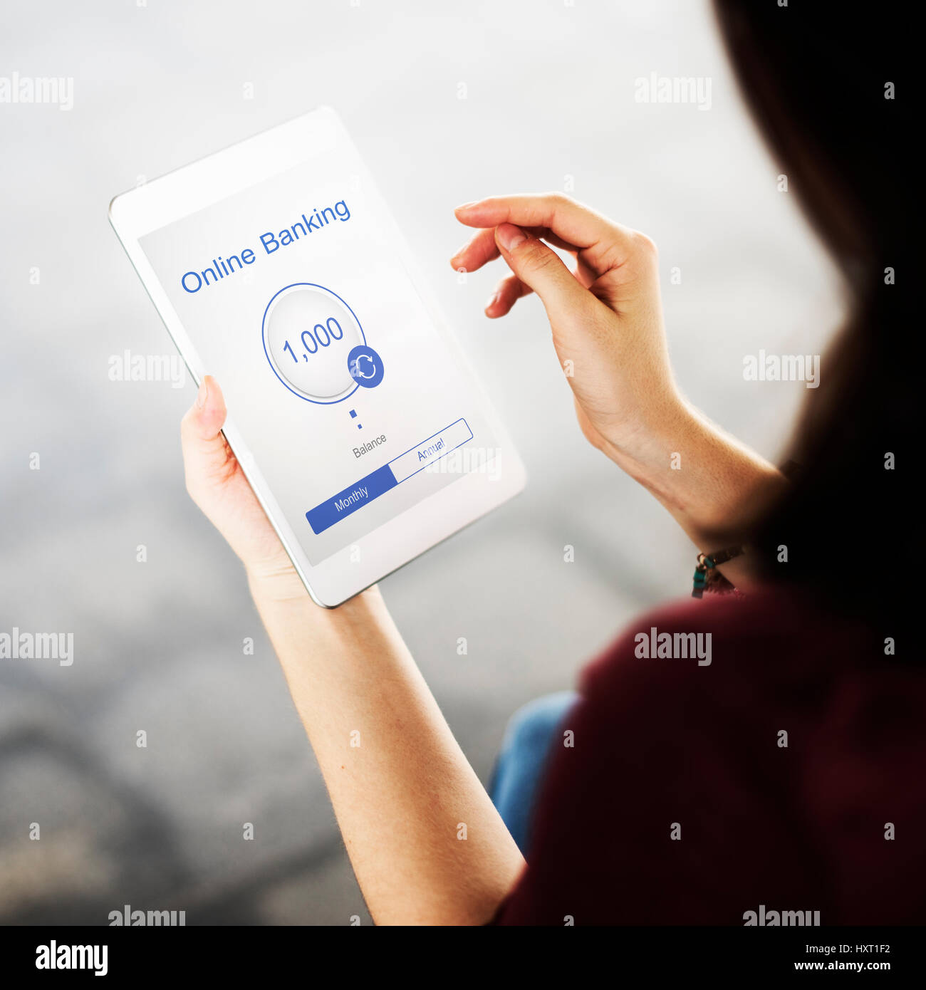 Online Banking Internet Finance E-Commerce Stock Photo - Alamy