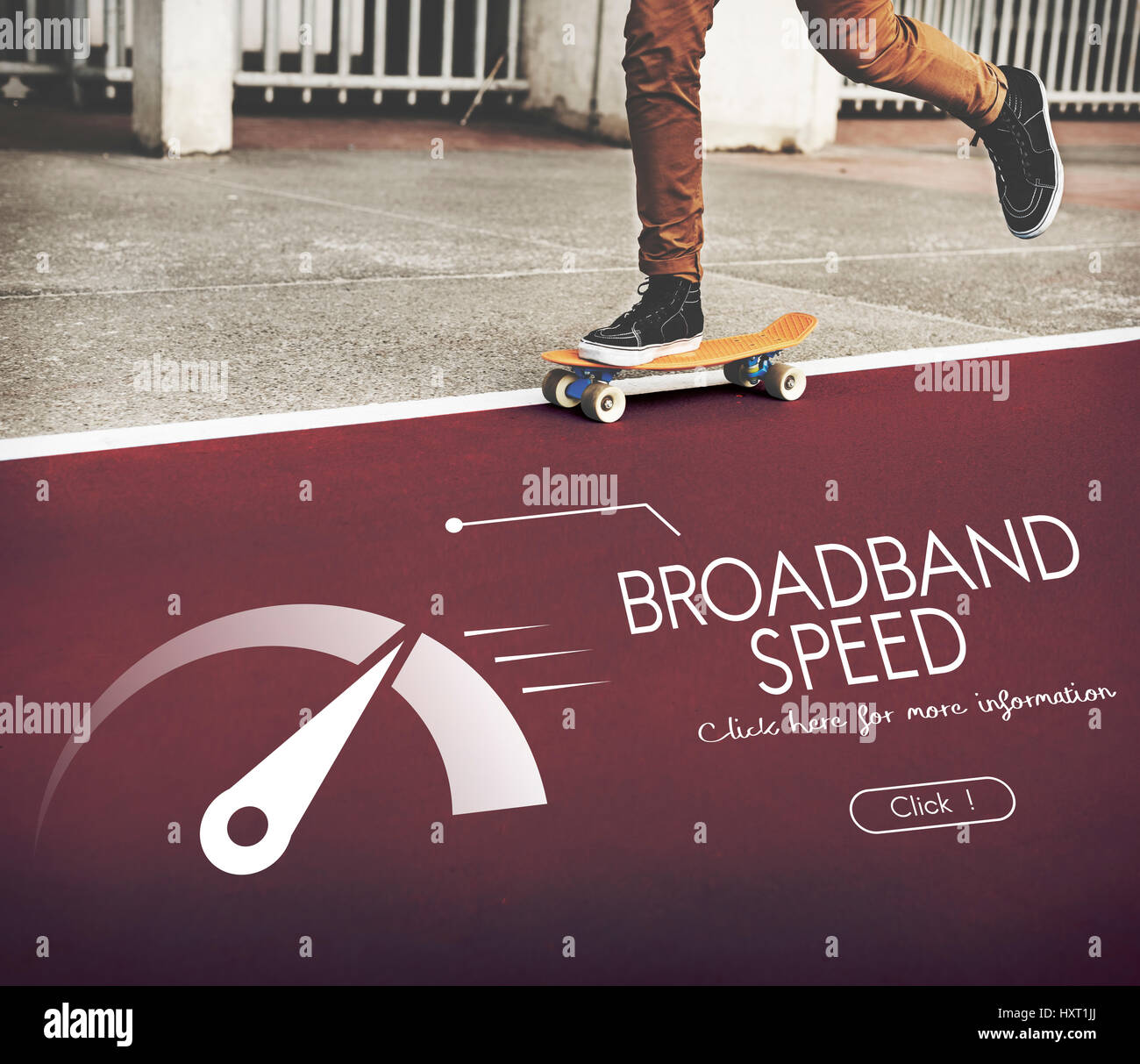 Fast Speed Broadband Accelerate Internet Stock Photo - Alamy
