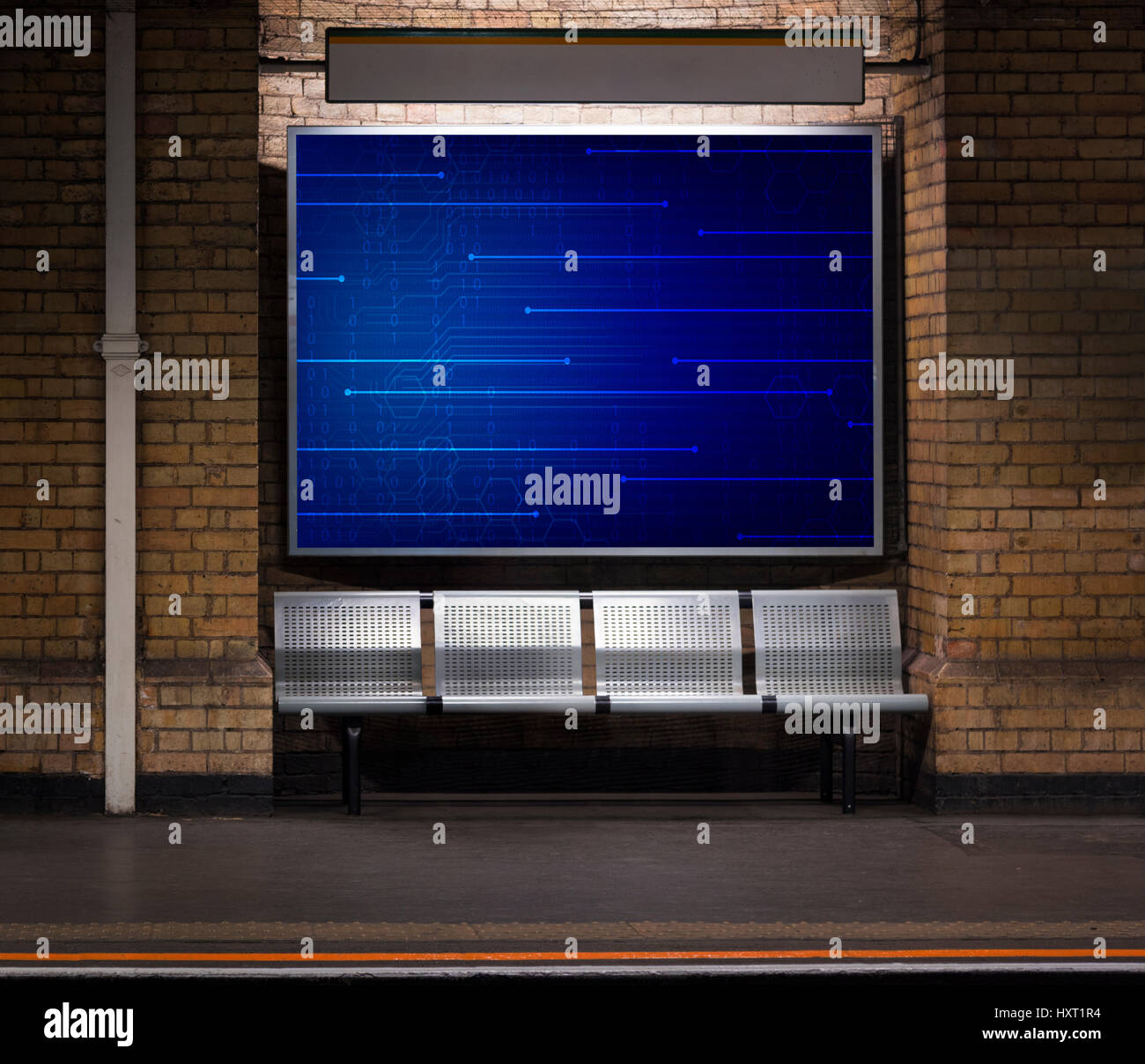 Circuit Code Blue Screen Icon Stock Photo - Alamy