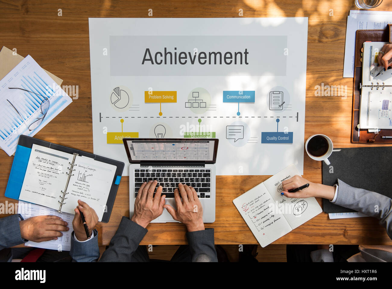 Marketing Plan Achievement Strategy Stock Photo - Alamy