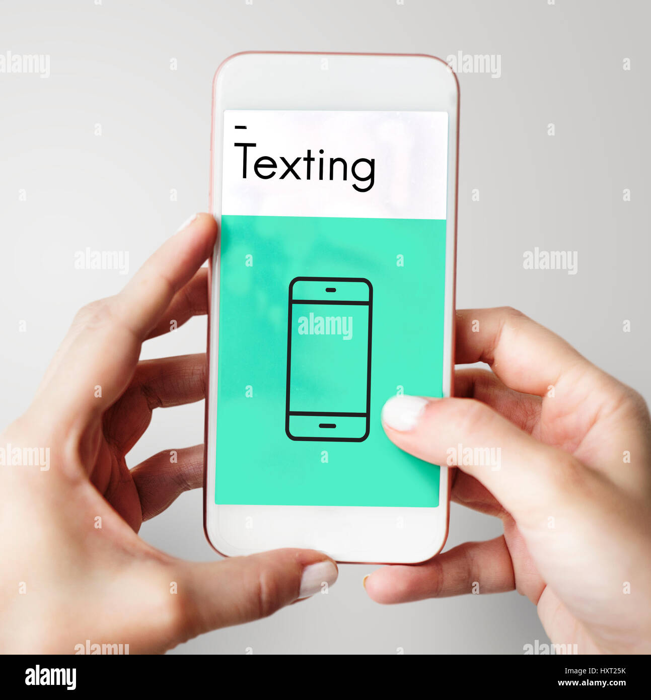 Mobile Phone Telecommunication Social Network Connection Stock Photo ...