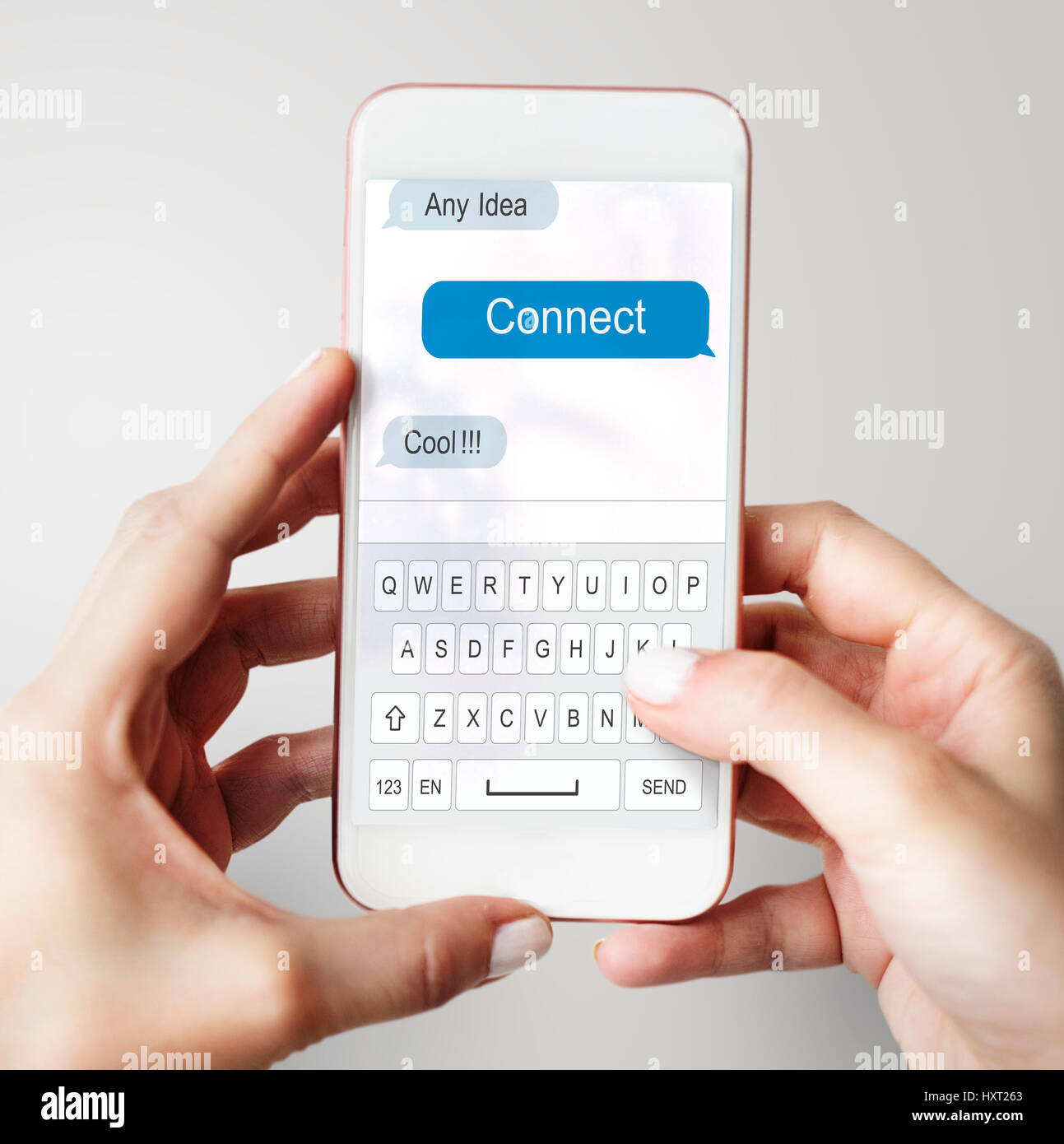Online Communication connection Network Concept Stock Photo - Alamy