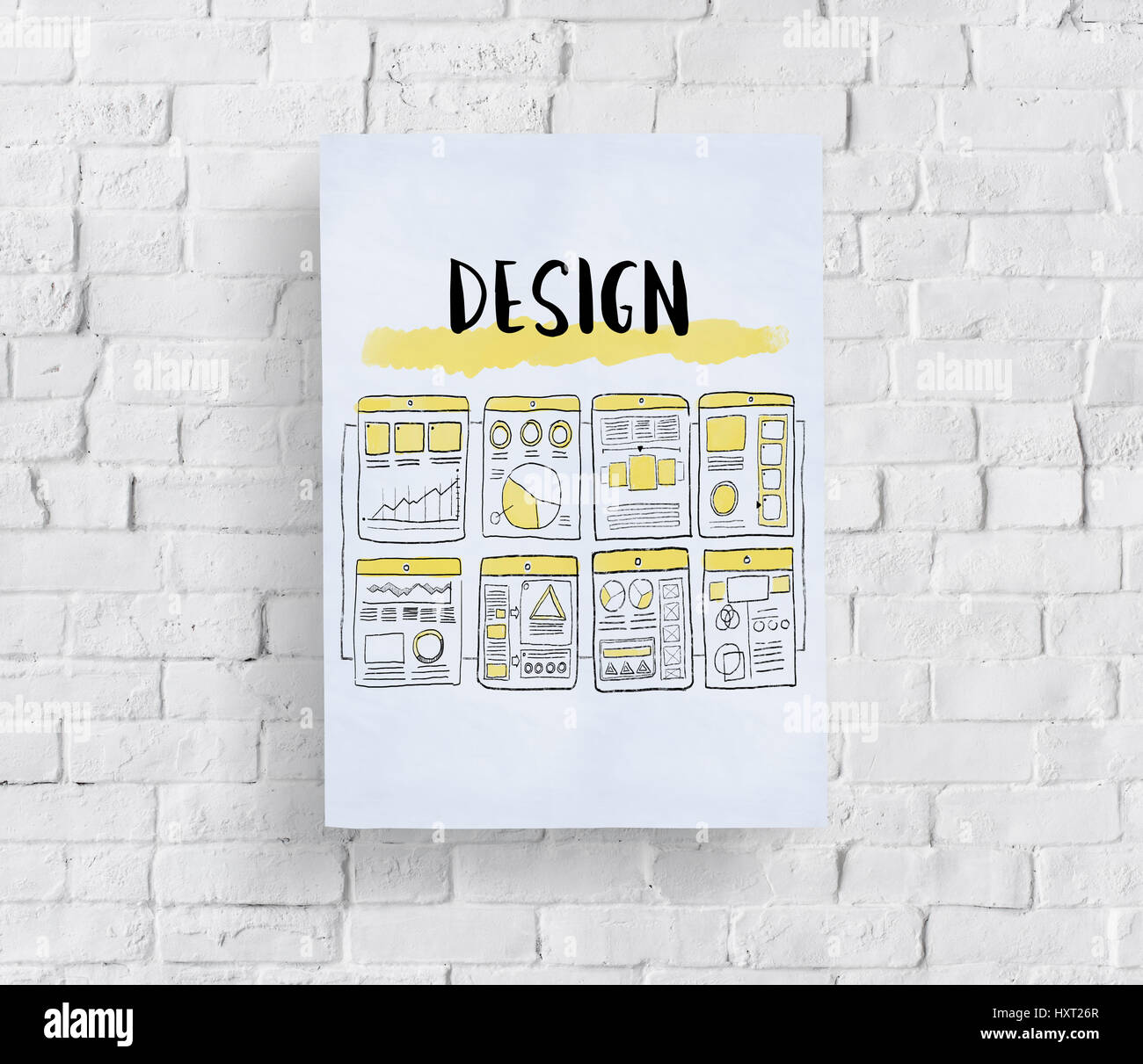 Development Develop Workflow Design Graphic Word Stock Photo - Alamy