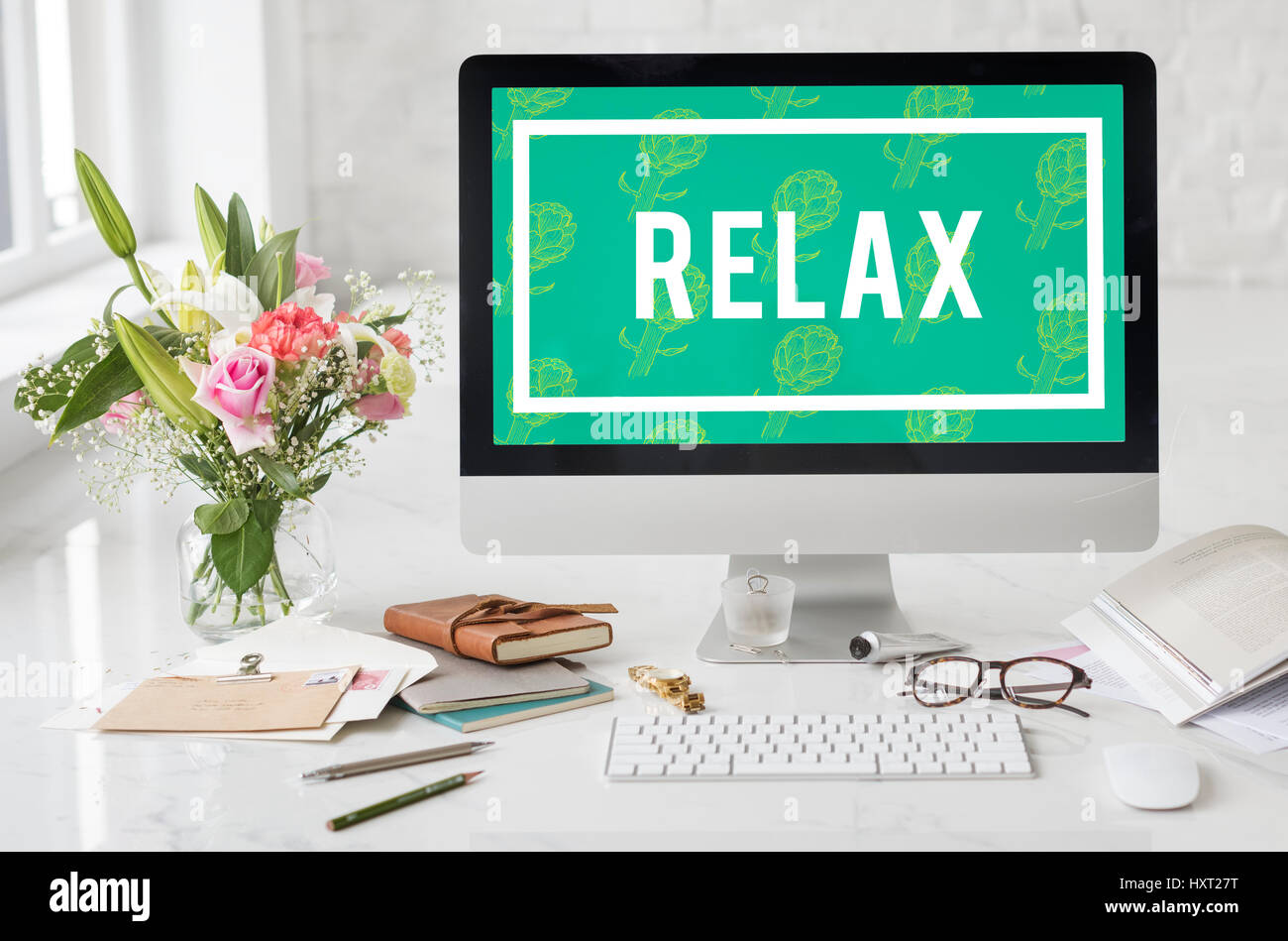 Healthy Lifestyle Balance Calm Wellbeing Relax Stock Photo - Alamy