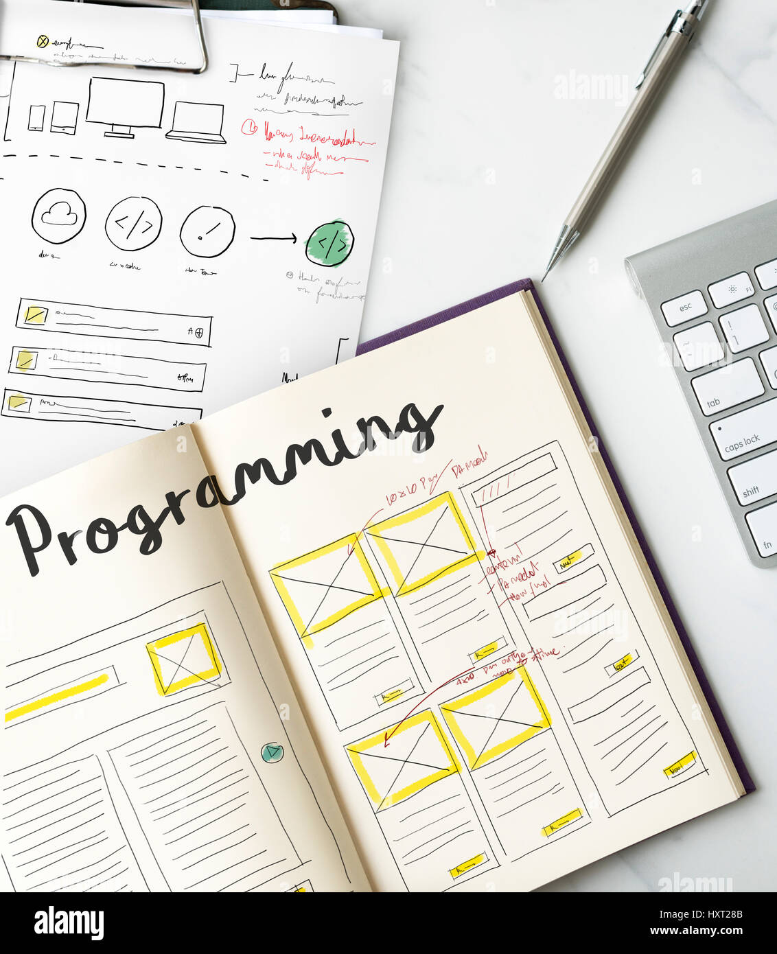 Web Design Creative Design Creativity Ideas Connection Stock Photo - Alamy