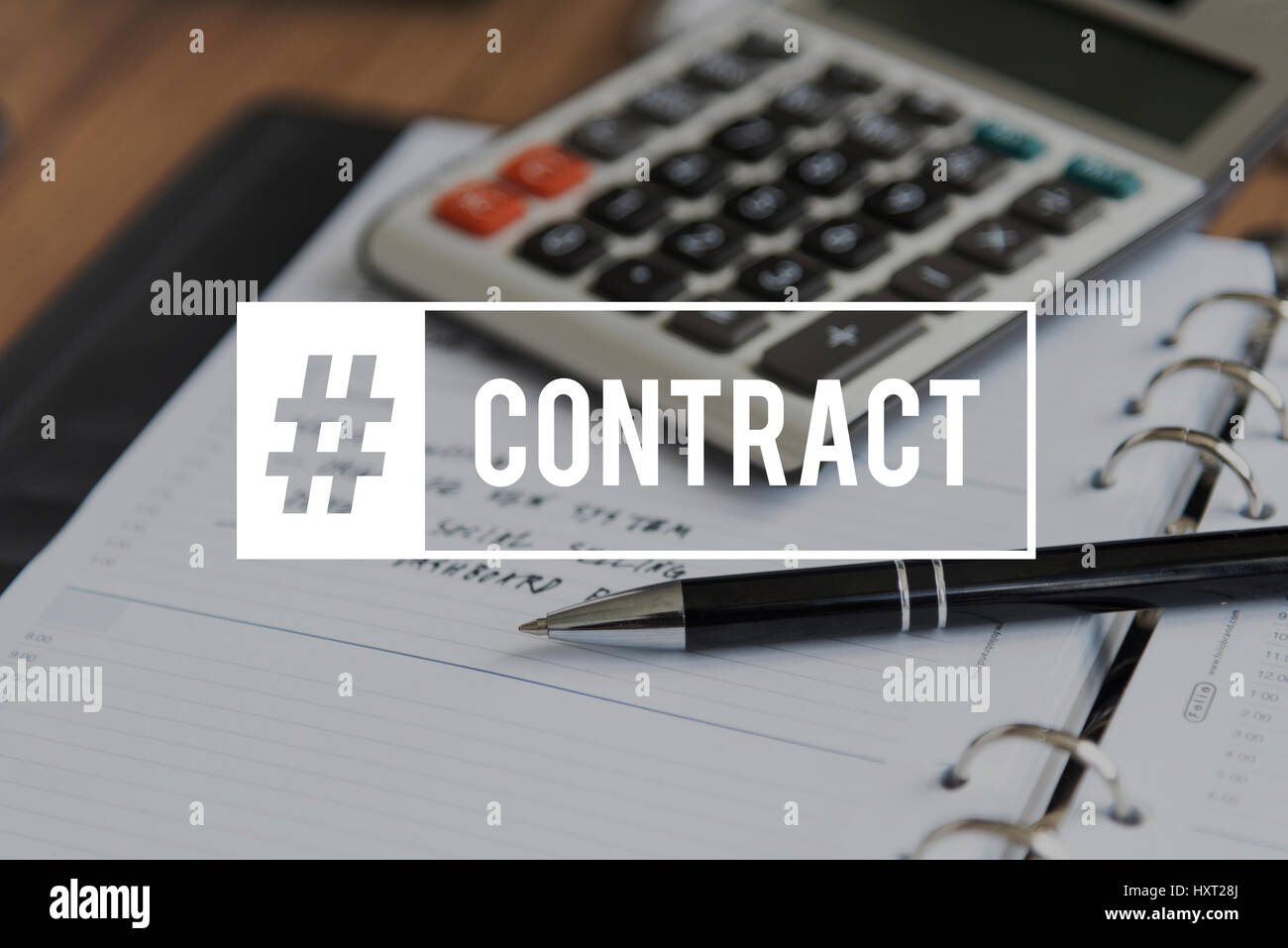 Business Contract Executive Goals Target Stock Photo - Alamy