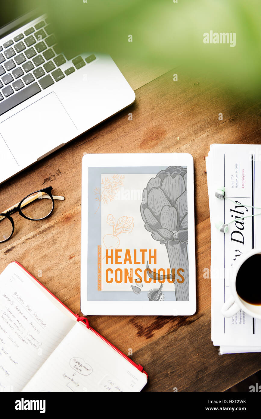 Balance Health Conscious Healthcare Stock Photo - Alamy