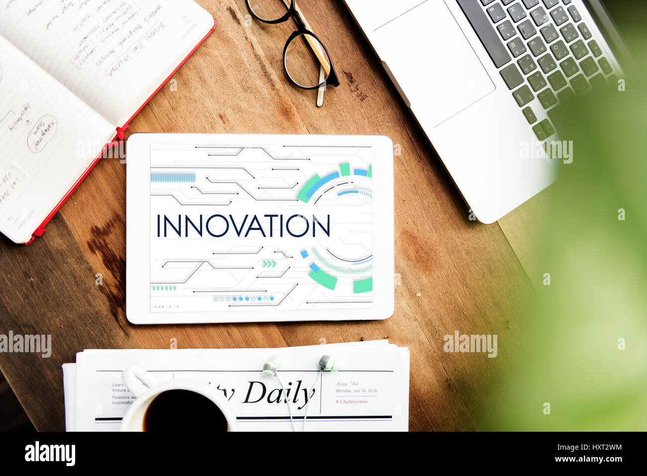 Innovation Connection Invention Communication Stock Photo - Alamy