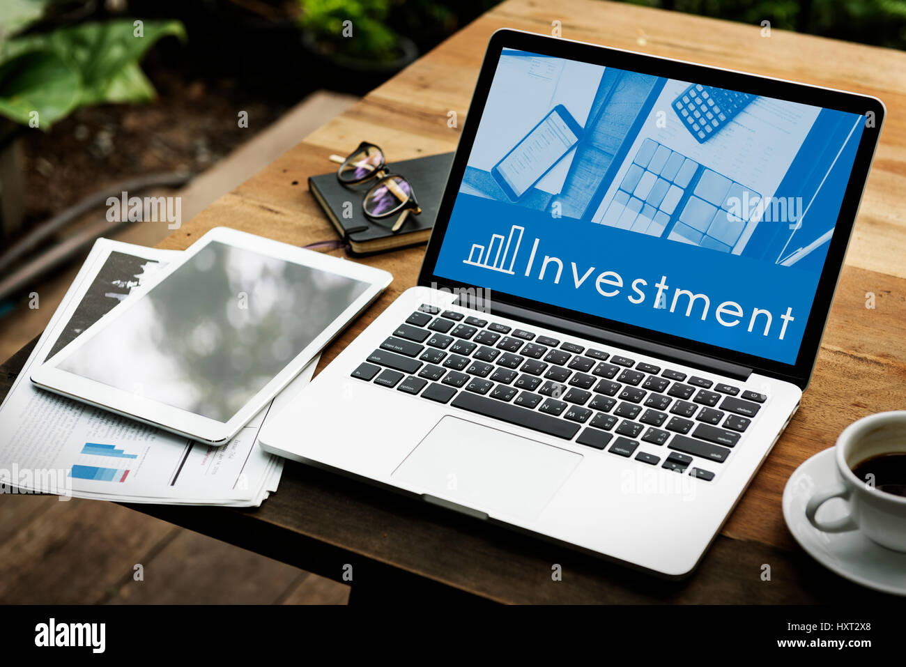 Investment Performance Progress Analysis Stock Photo - Alamy