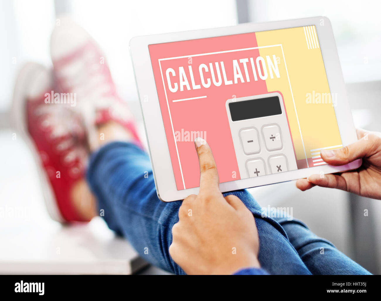 Allowance Money Calculation Balance Income Stock Photo - Alamy