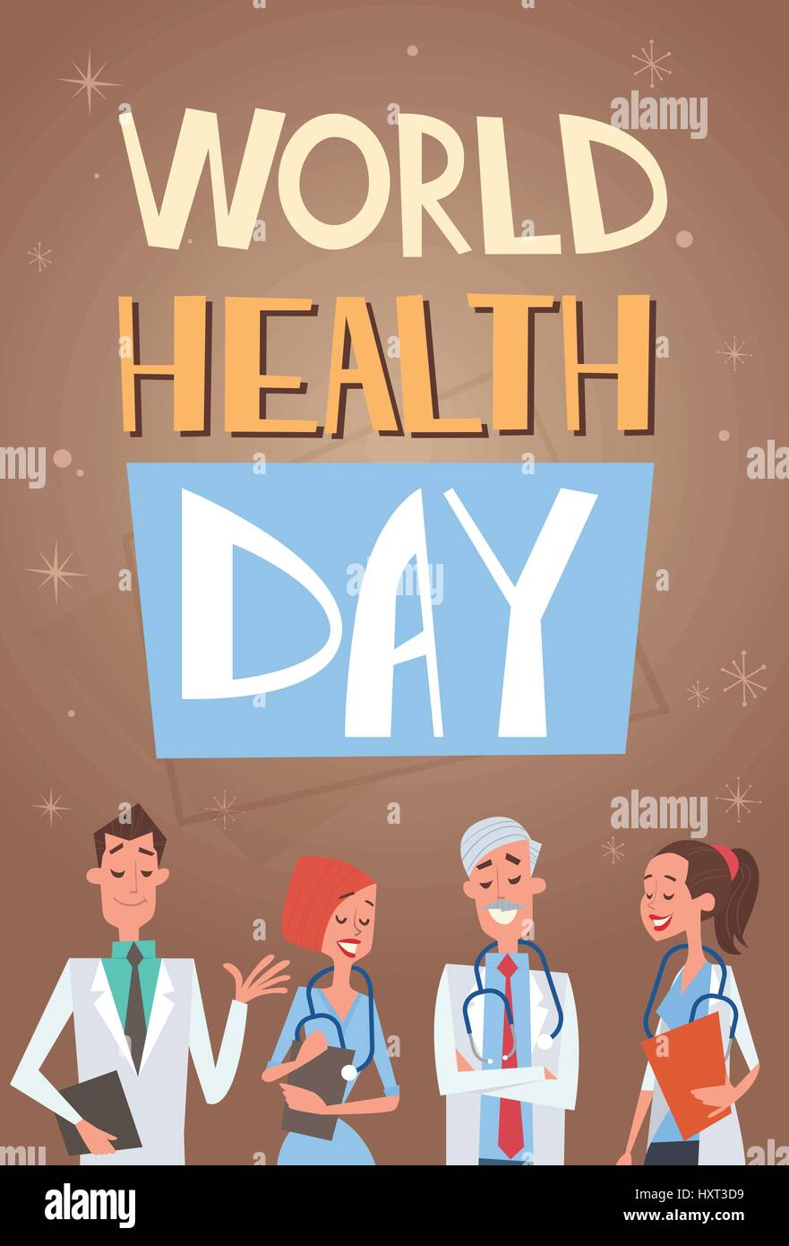 Group Medial Doctors Team Clinics Hospital World Health Day Concept ...