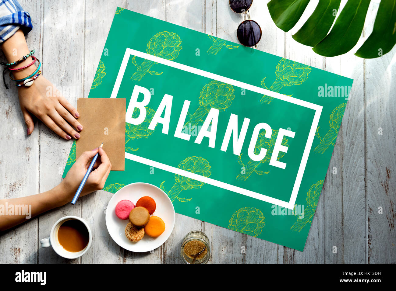 Healthy Lifestyle Balance Calm Wellbeing Relax Stock Photo - Alamy