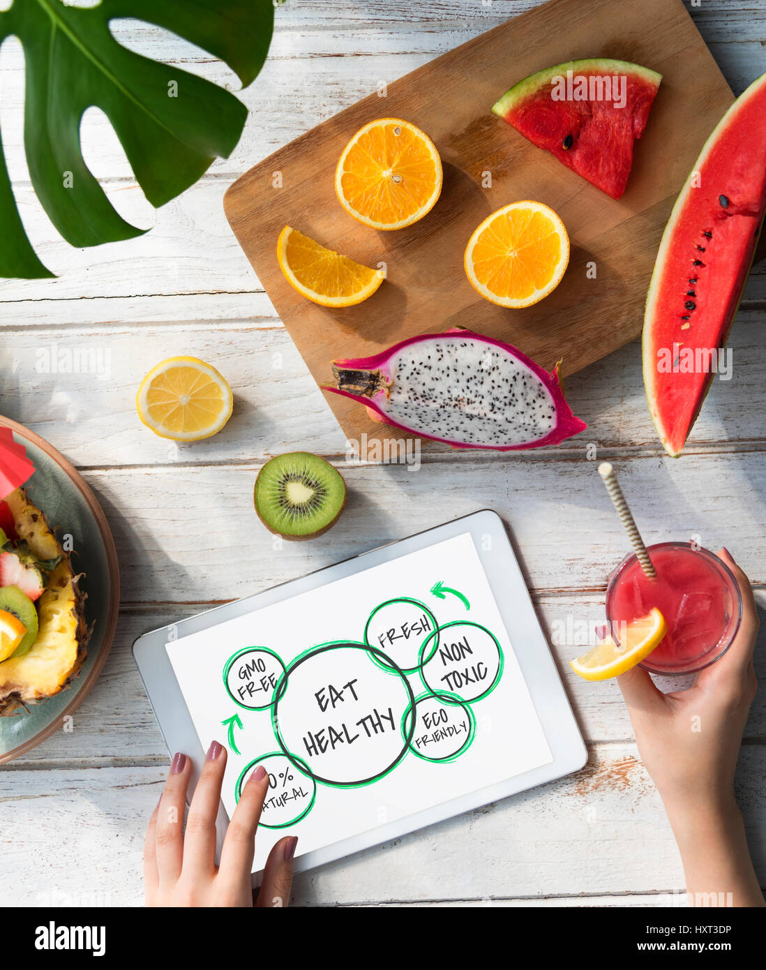 Tropical fruits range hi-res stock photography and images - Alamy