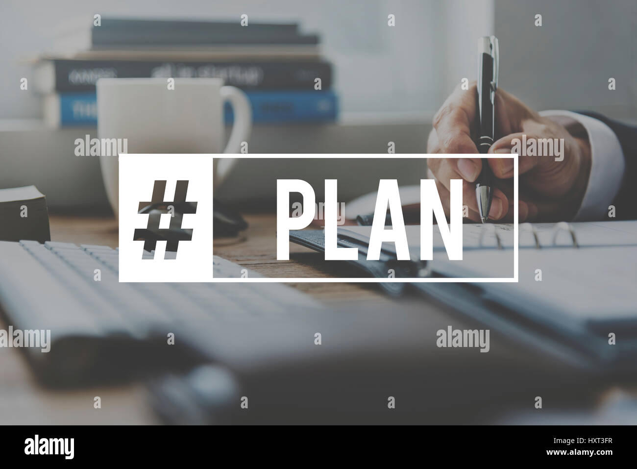 Plan Planning Strategy Communication Icon Stock Photo - Alamy