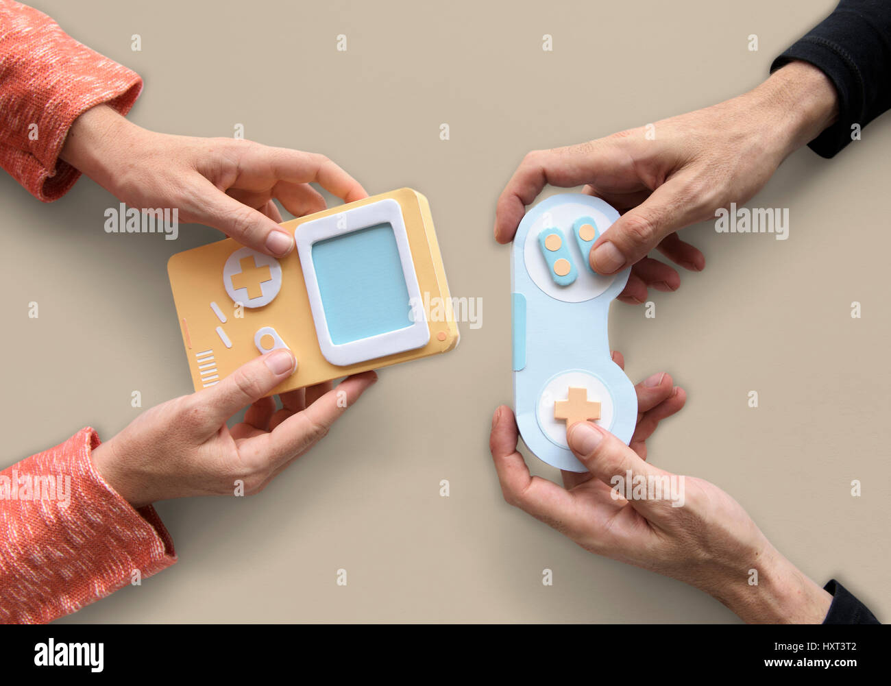 Handheld game console isolated hi-res stock photography and images - Alamy