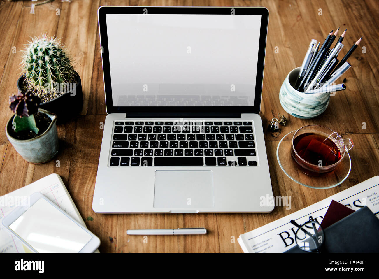 Sketching Creative Notebook Notepad Flatlay Stock Photo - Alamy