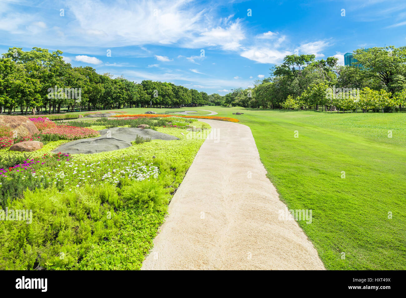 Pathway in the grass hi-res stock photography and images - Alamy