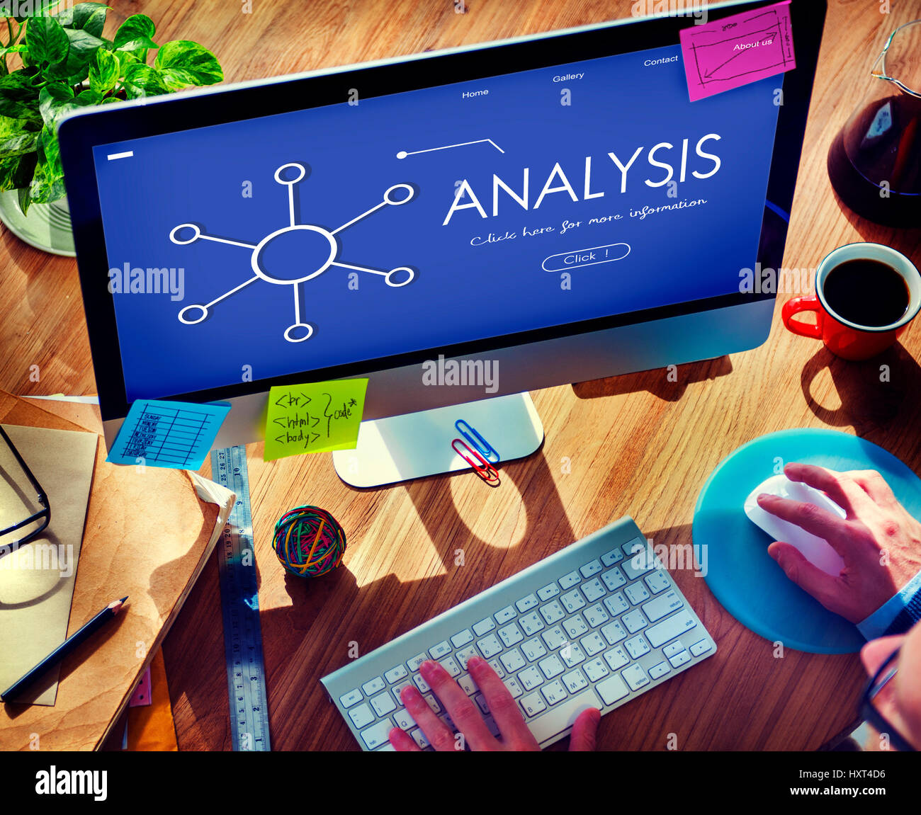 Content Communication Connected Analysis Digital Stock Photo - Alamy