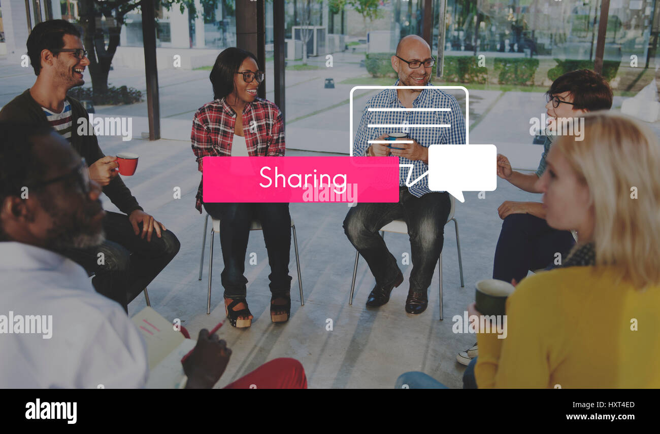 Communication Conference Sharing Conversation Meeting Stock Photo - Alamy