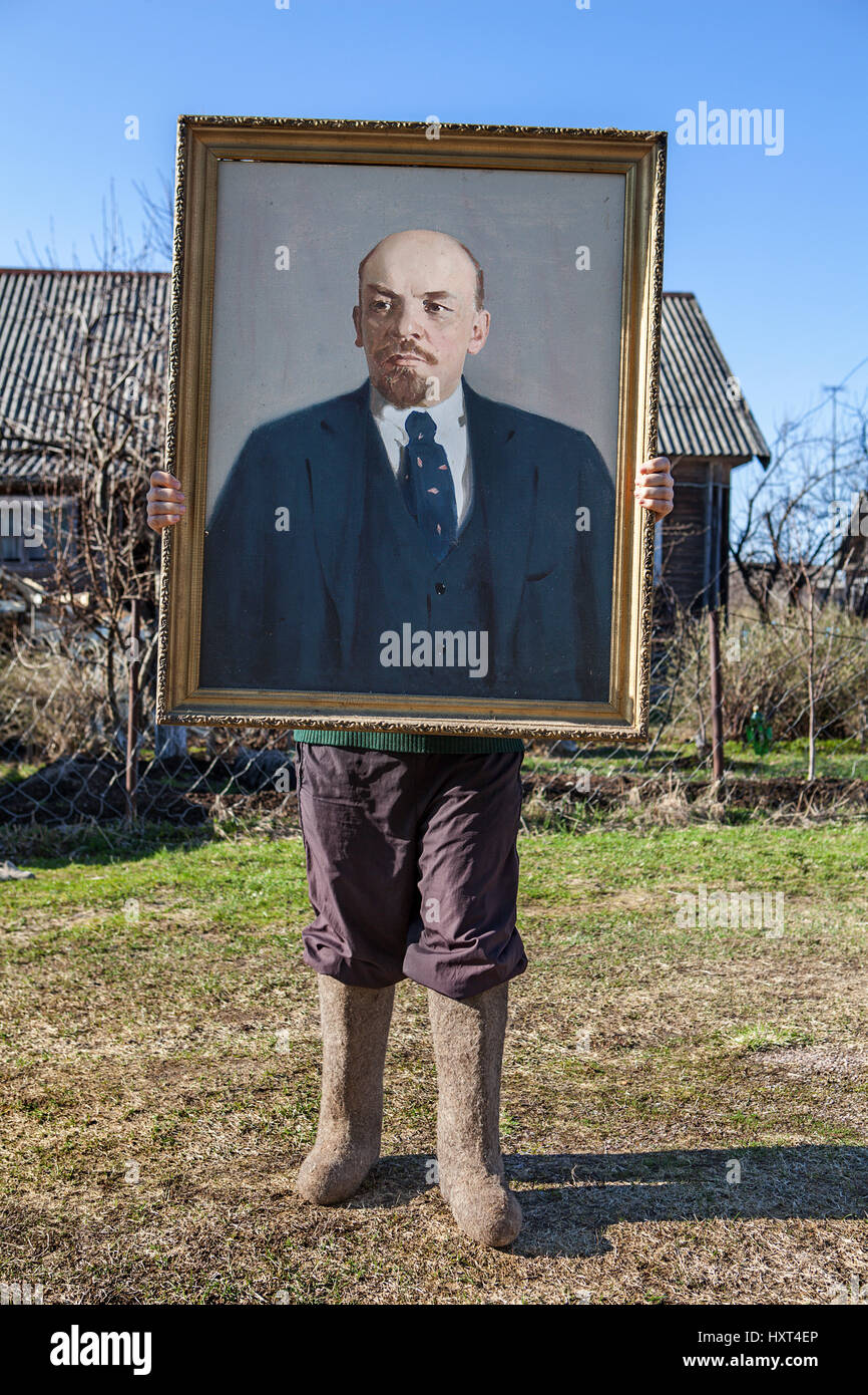 Old picture of russian peasant hi-res stock photography and images - Alamy