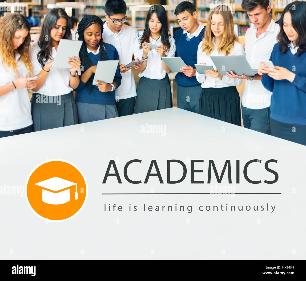 Distance learning online education webpage Stock Photo - Alamy