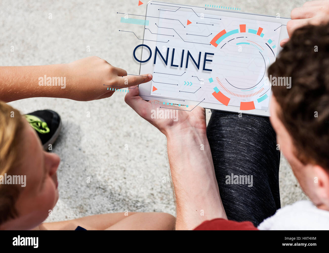 Get In Touch Connection Communication Icon Stock Photo - Alamy