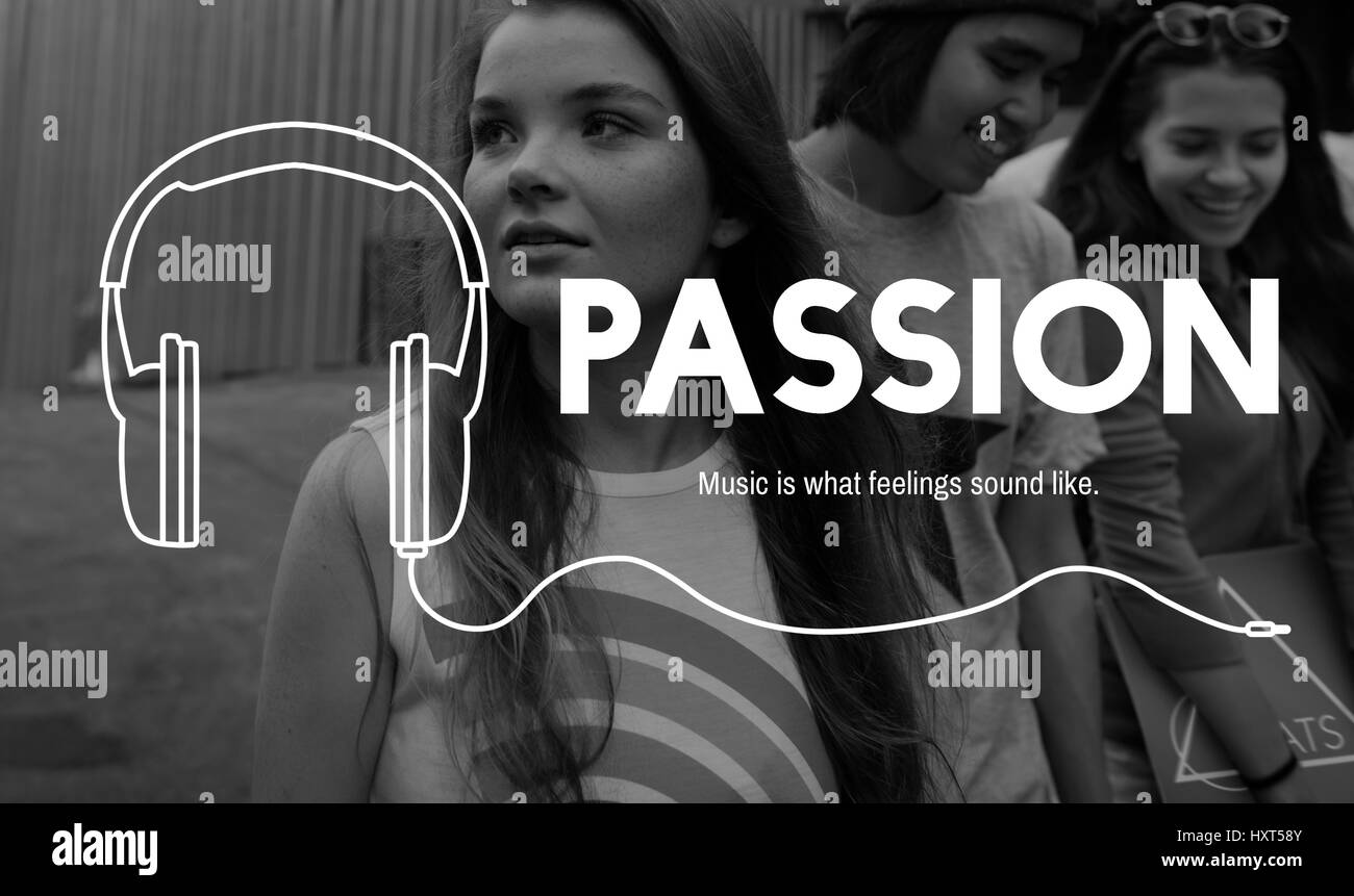 Music Lifestyle Leisure Entertainment Concept Stock Photo - Alamy