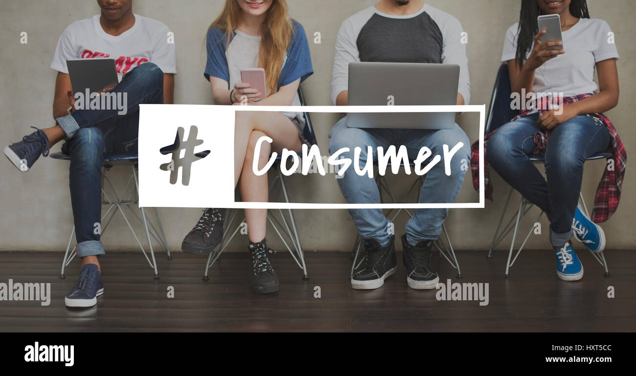 Advertising Advetise Consumer Advertisement Icon Stock Photo - Alamy