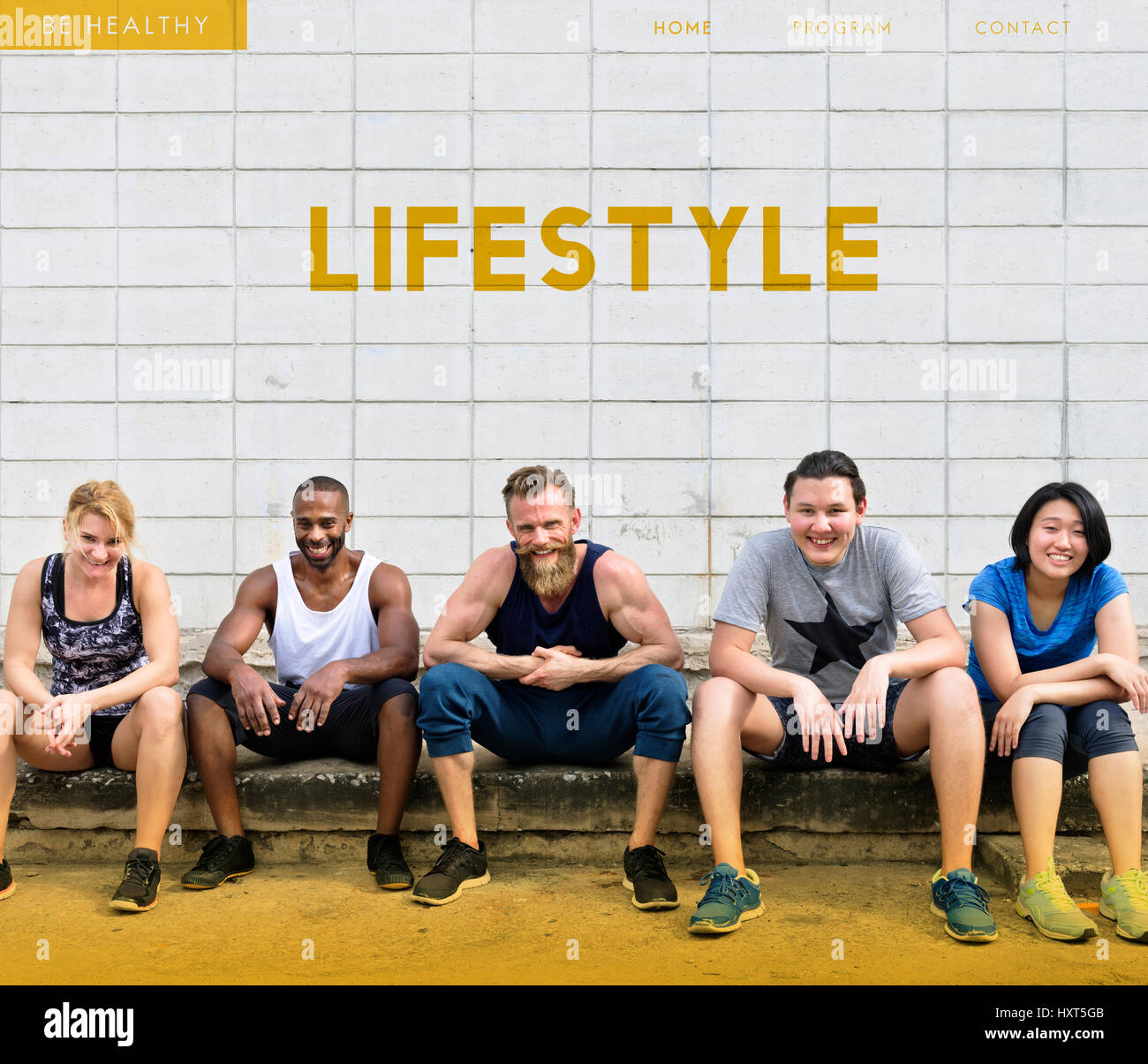 Fitness Healthy Lifestyle Wellbeing Activity Concept Stock Photo - Alamy