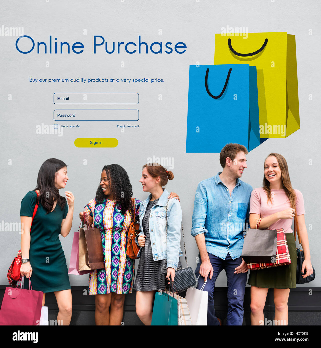 Online Store Add to Cart Payment Purchase Concept Stock Photo - Alamy