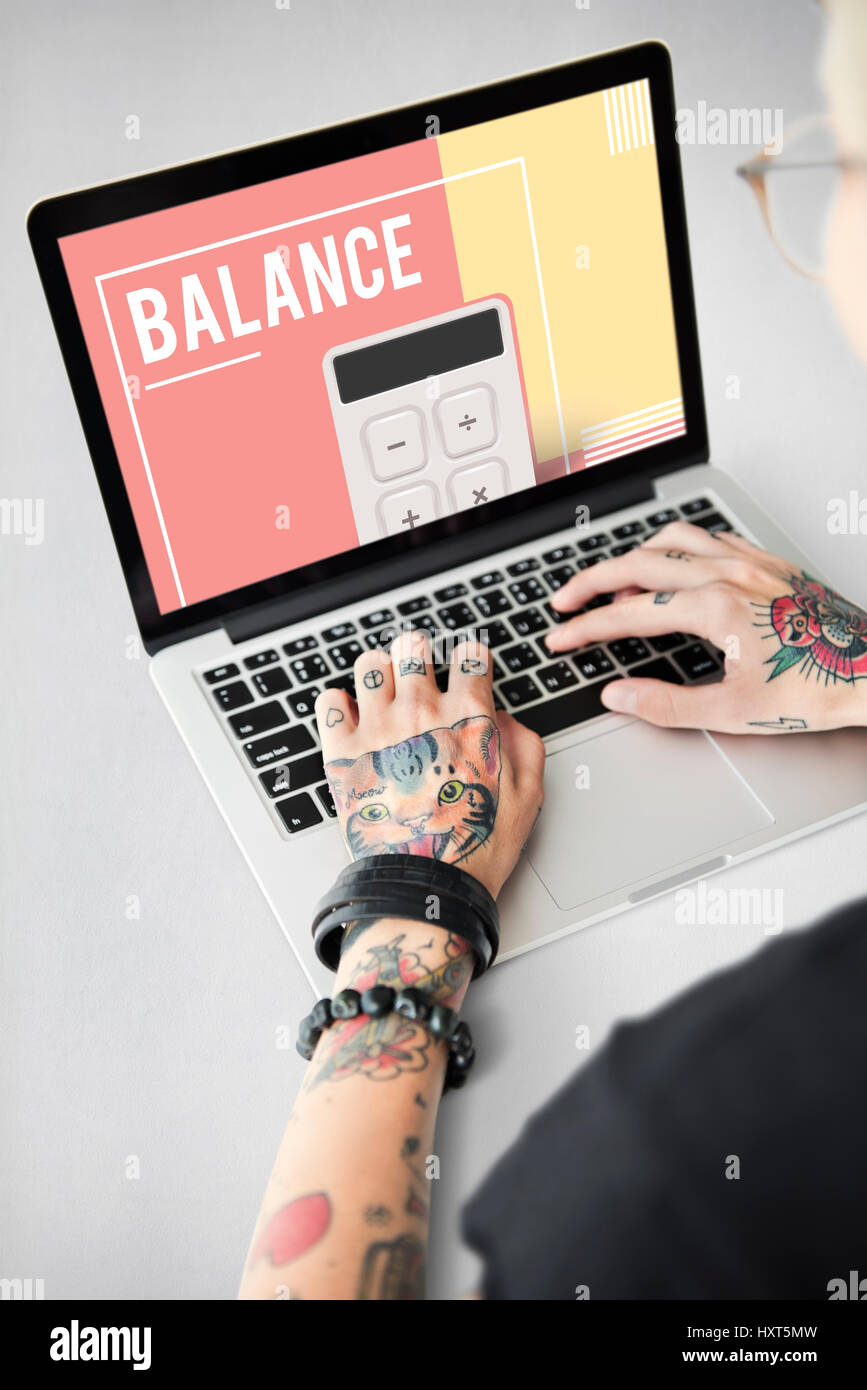 Allowance Money Calculation Balance Income Stock Photo - Alamy