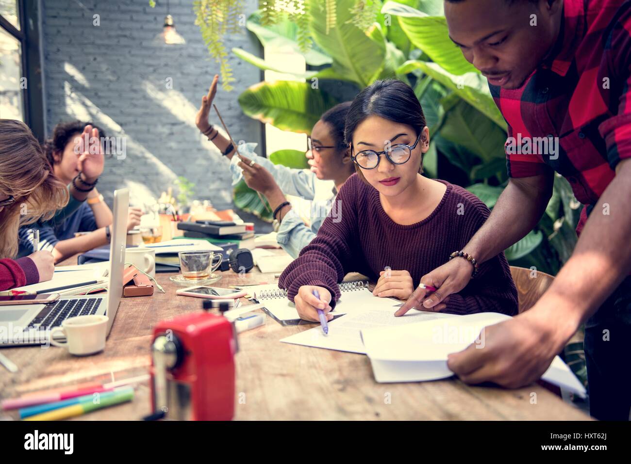 Friends People Group Teamwork Diversity Stock Photo - Alamy