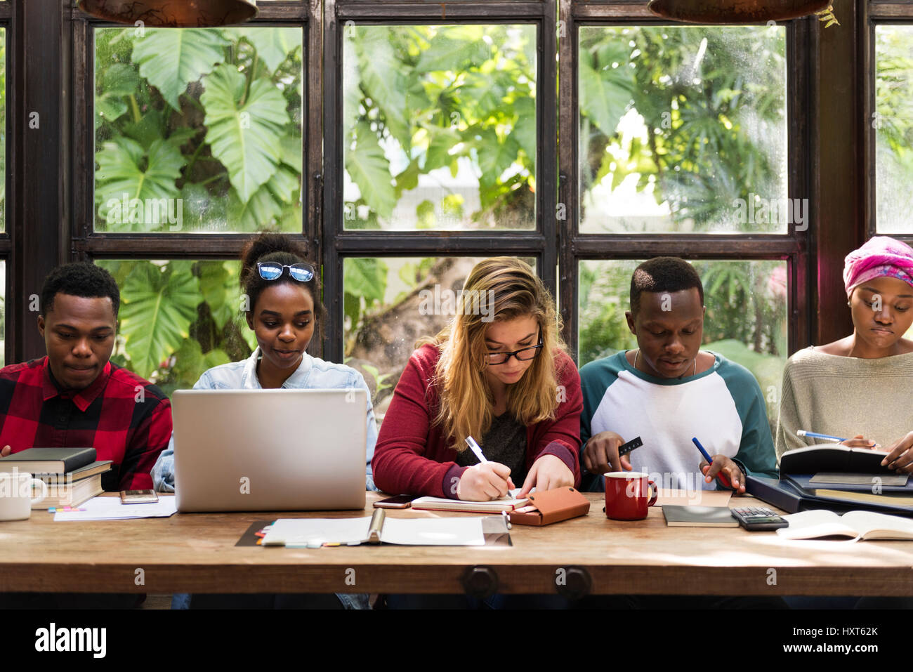Friends People Group Teamwork Diversity Stock Photo - Alamy
