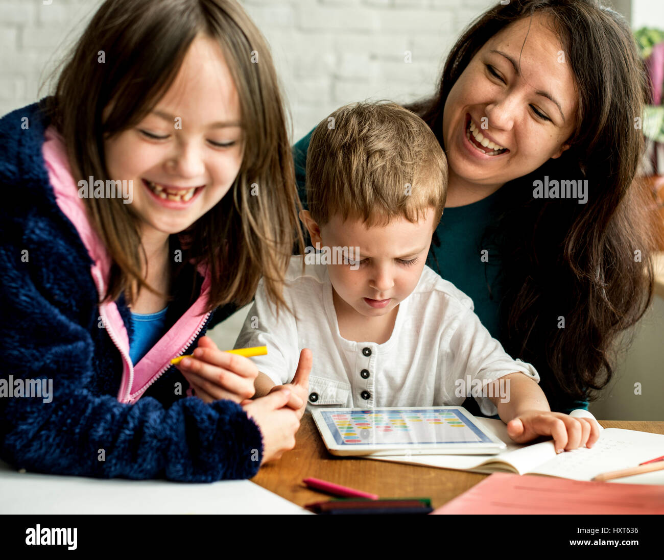 Family People Feelings Expression Background Stock Photo - Alamy